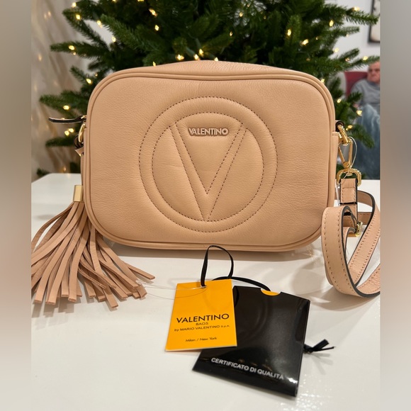 Mario Valentino | Bags | Mario Valentino Mia Sauvage Light Pink Leather ...